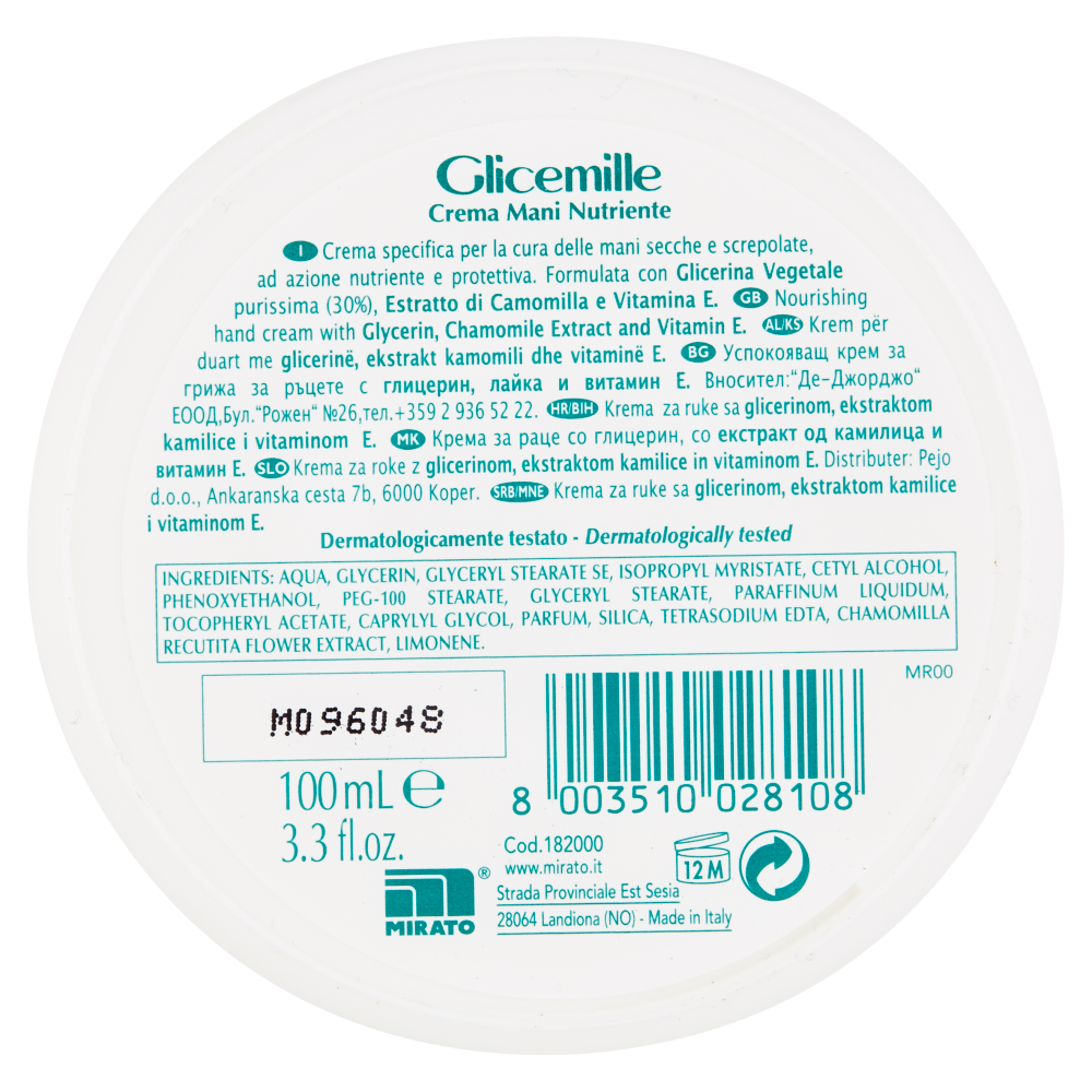 Glicemille Crema Mani Nutriente 100 ml